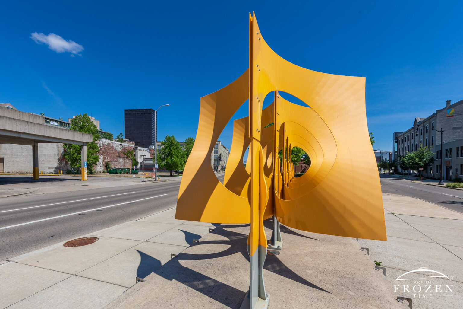 Fluid Dynamics Sculpture, Dayton OH No. 3 | Art of Frozen Time